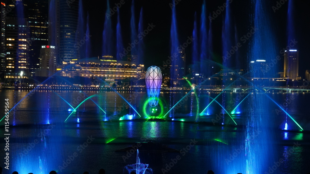 Spectra is a breathtaking nightly light and water show at Marina Bay ...