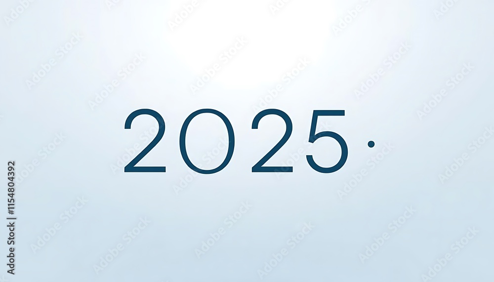 Celebrating 2025. Glittering 2025 sign Stock Illustration | Adobe Stock