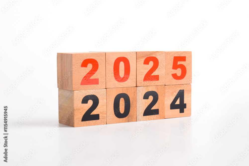 Transitional changes from 2024 to 2025 on white background. Welcome new ...