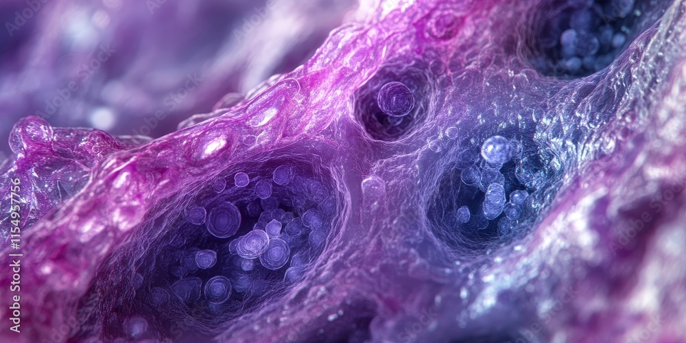 Onion root tip cells undergoing mitosis observed under a microscope ...