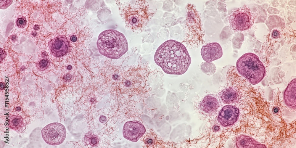 Microscopic examination of sputum smear gram stained reveals a high ...
