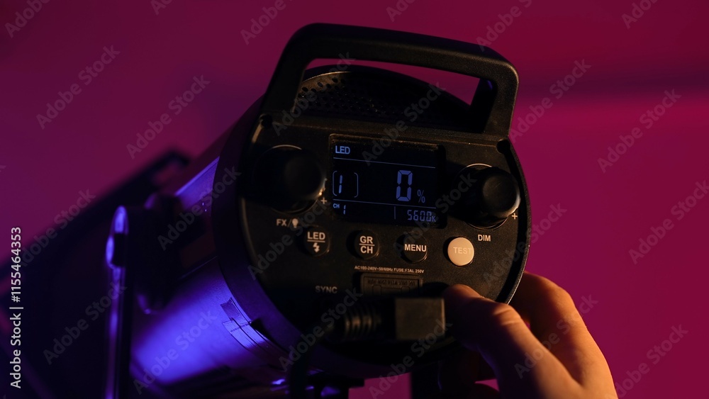 Professional studio for photo and video production filming with modern ...