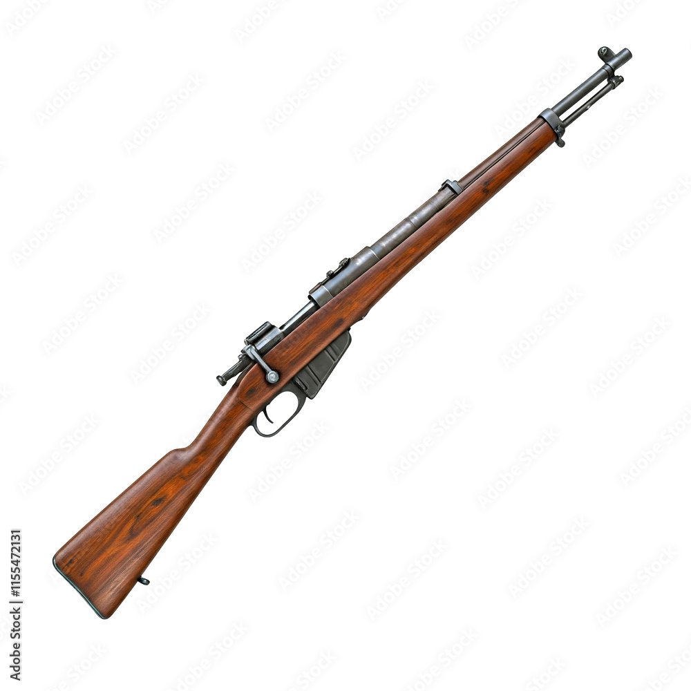 Vintage rifle isolated on transparent background png Stock Photo ...