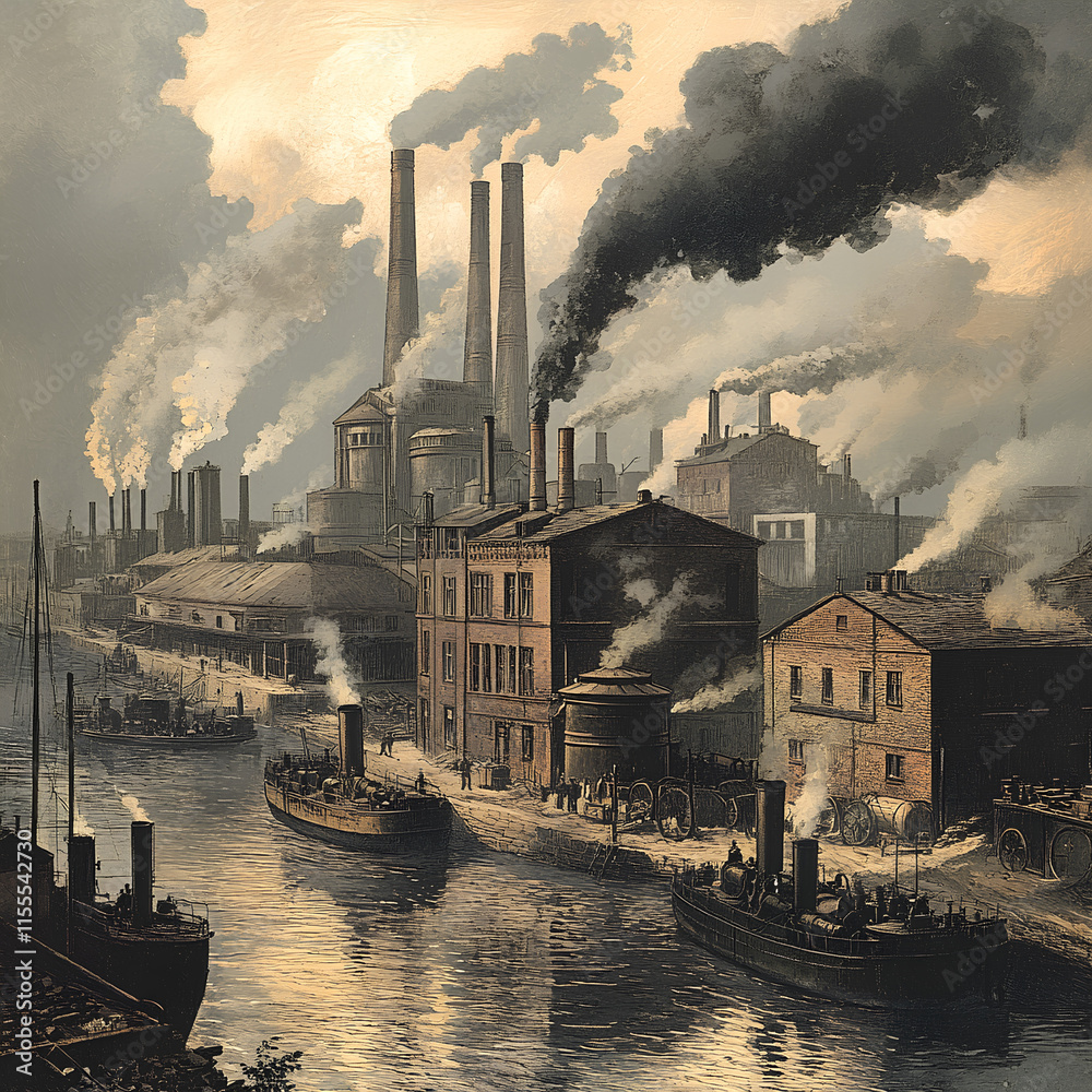 The Industrial Revolution, which began in Britain, marked the ...