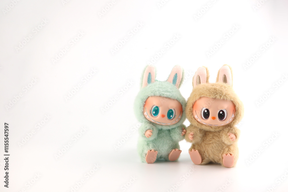 art toys Labubu key chain collection from Pop Mart blind box ...