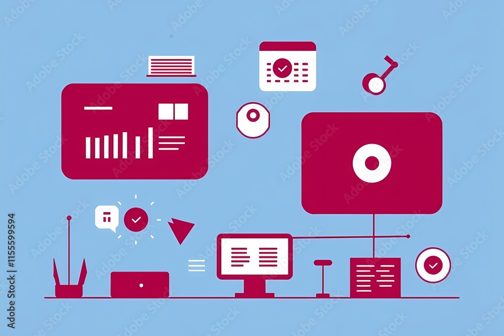 Streamlined Workflow: A visually engaging illustration depicting a ...