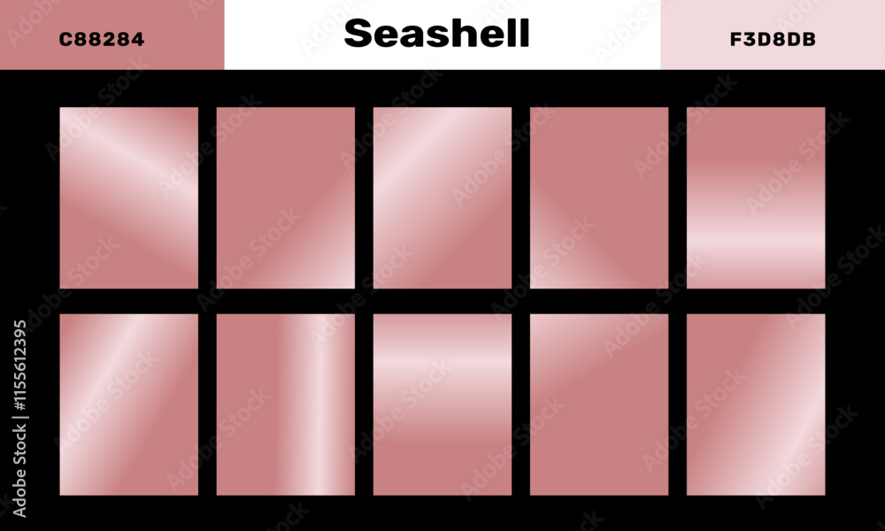 Pantone Gradient Color Palette Catalog Samples in RGB Pastel and Neon ...