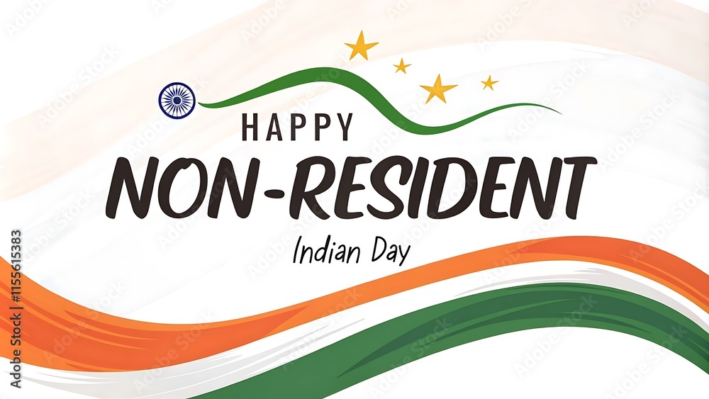 NRI Day, Celebrating Non-Resident Indians. Poster, Banner, Story, Stock ...