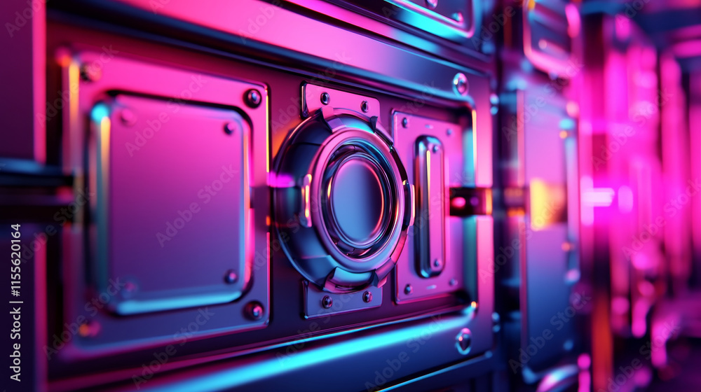 Hologram safe. Step into the holographic realm with this vector art ...