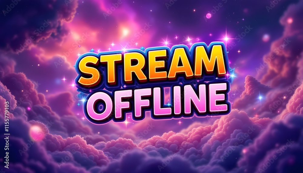 Twitch Stream Offline Screen overlay Design for Gaming Channels Stock ...