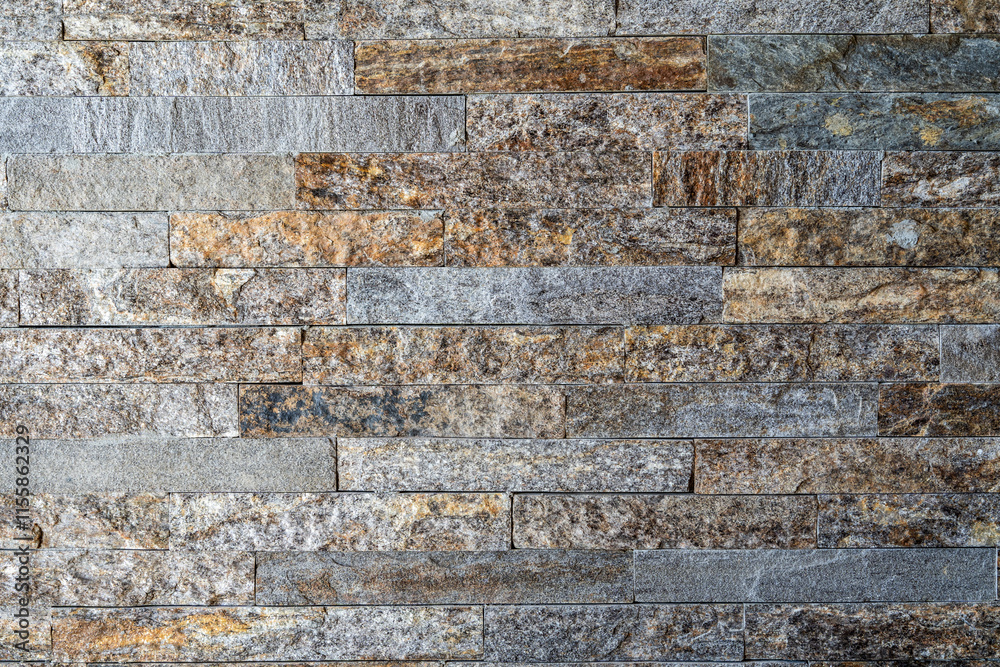 Seamless texture, background, stone lined with granite walls. Processed ...