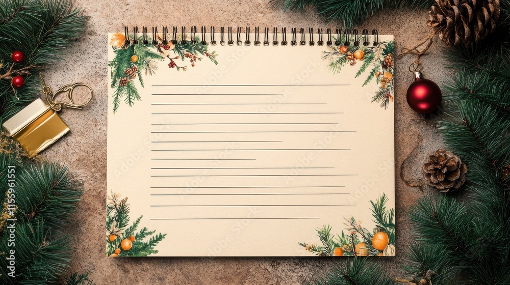 A blank New Year resolution page labeled 2025 Resolutions with ...