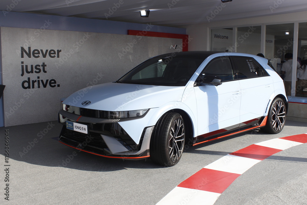 Hyundai ioniq 5 n at Auto Focus test drive in Pasay, Philippines Stock ...