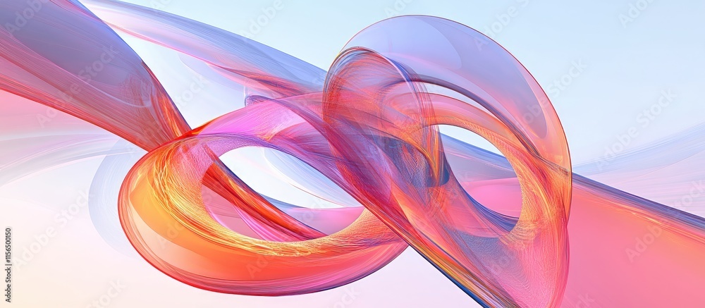 Colorful Abstract Swirls with Space for Text Beautifully Blending Soft ...
