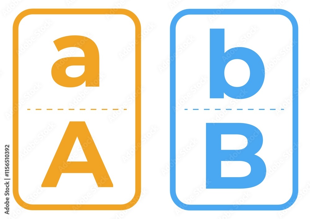 ABC Flash Cards. Educational Alphabet Cards for children. Alphabet ...