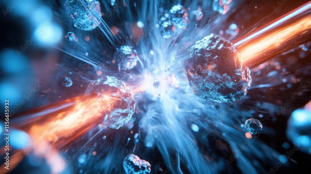 Control rods regulate uranium interactions in a nuclear fission process ...