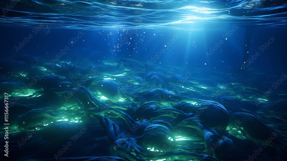 Stunning 3D simulation of layered oceanic phytoplankton scenarios with ...