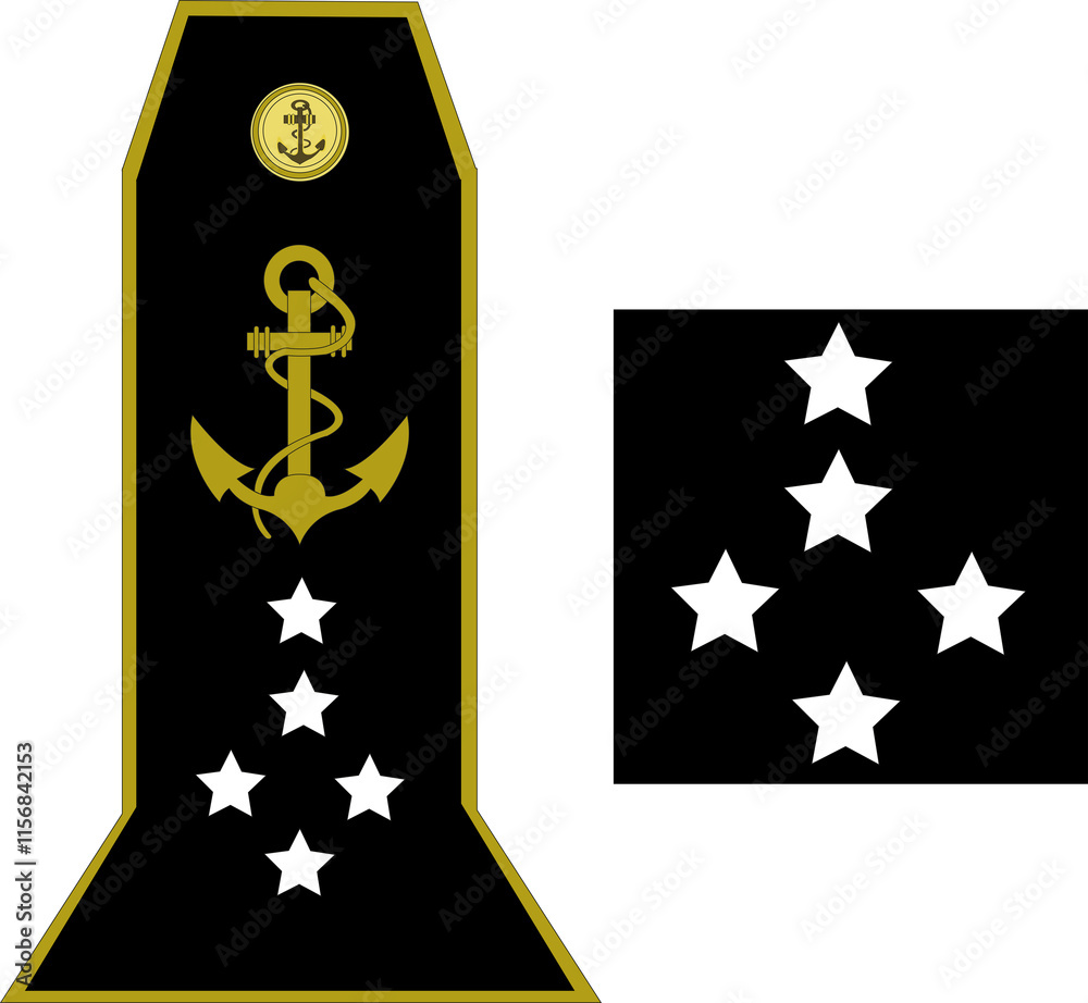 Galon de l'armée de la marine nationale française des officiers ...