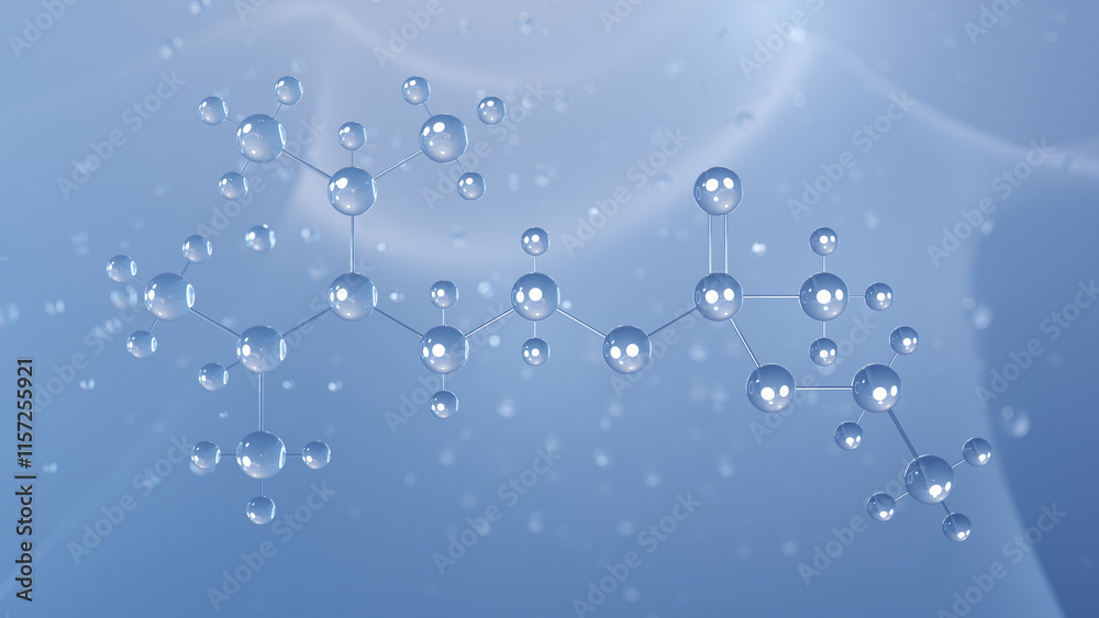 vx (nerve agent) molecular structure, 3d model molecule, neurotoxin ...