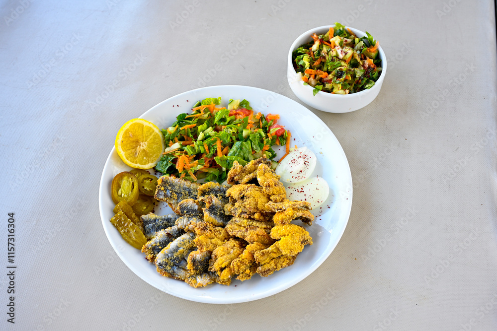 Fried Anchovies (Turkish Name: Hamsi Tava) .Hamsi, cinekop, kiraca ...