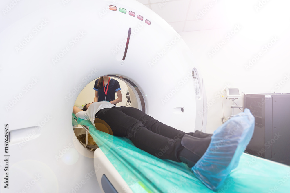 Computed tomography of the pelvis and hard tissues for women. CT scan ...