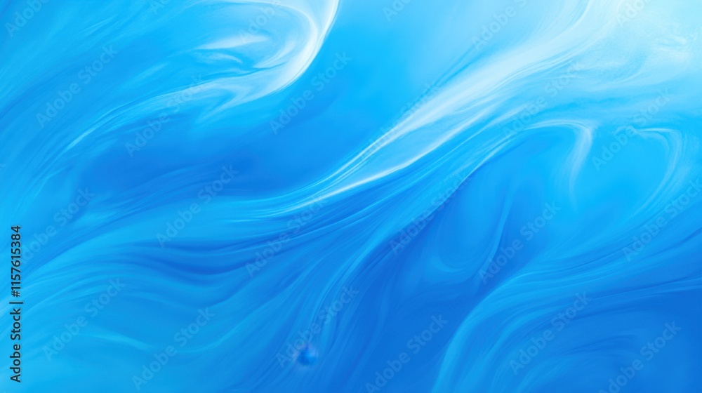 Smooth Blue Abstract Background with Fluid Motion and Dreamy Patterns ...
