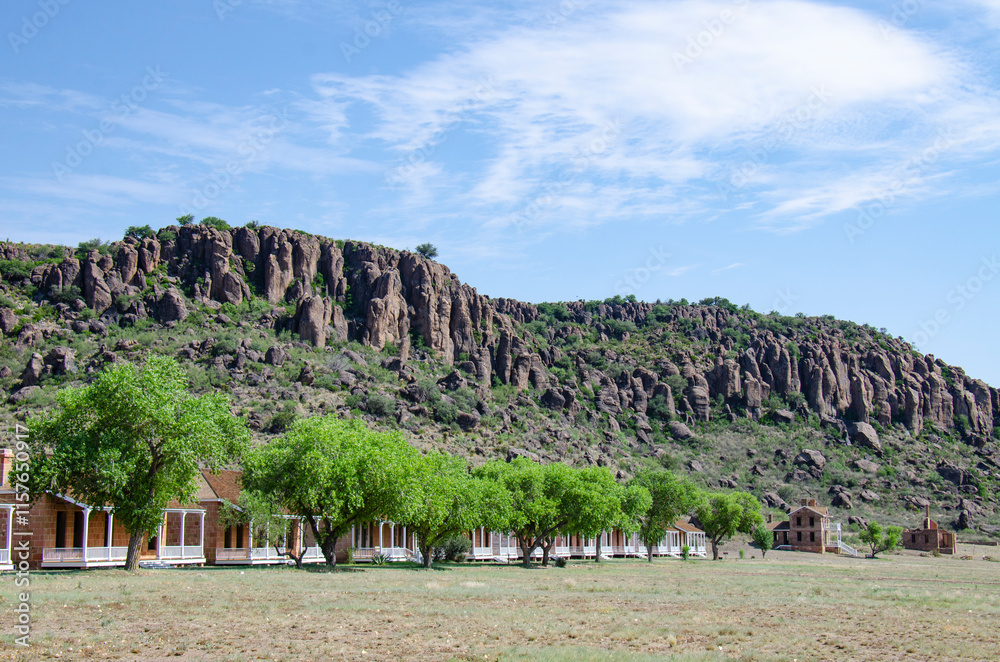 Soldiers Quarters at Fort Davis National Historic Site in Fort Davis ...