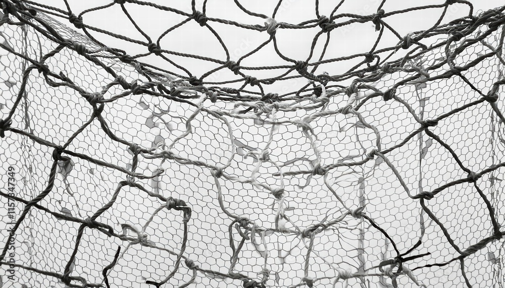Seamless Soccer Goal Mesh Texture with Fishnet Pattern Black Rope Design for Sports Backgrounds ...