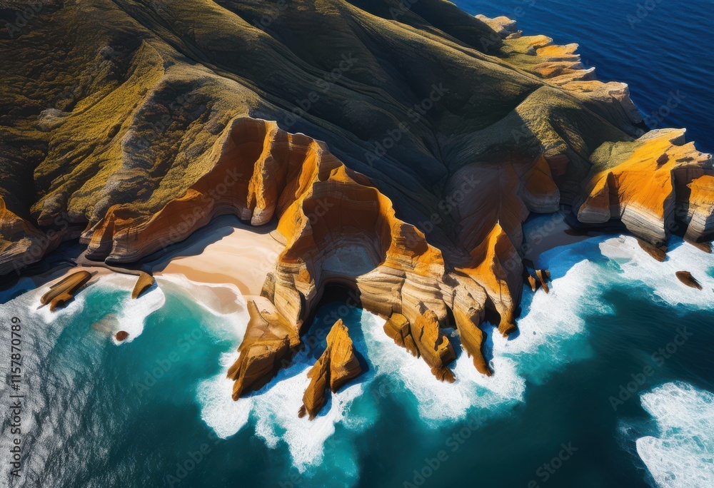 striking aerial showcasing unique natural landforms mesmerizing ...