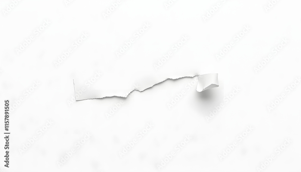 piece of gray paper tear isolated on white background, pixel art ...