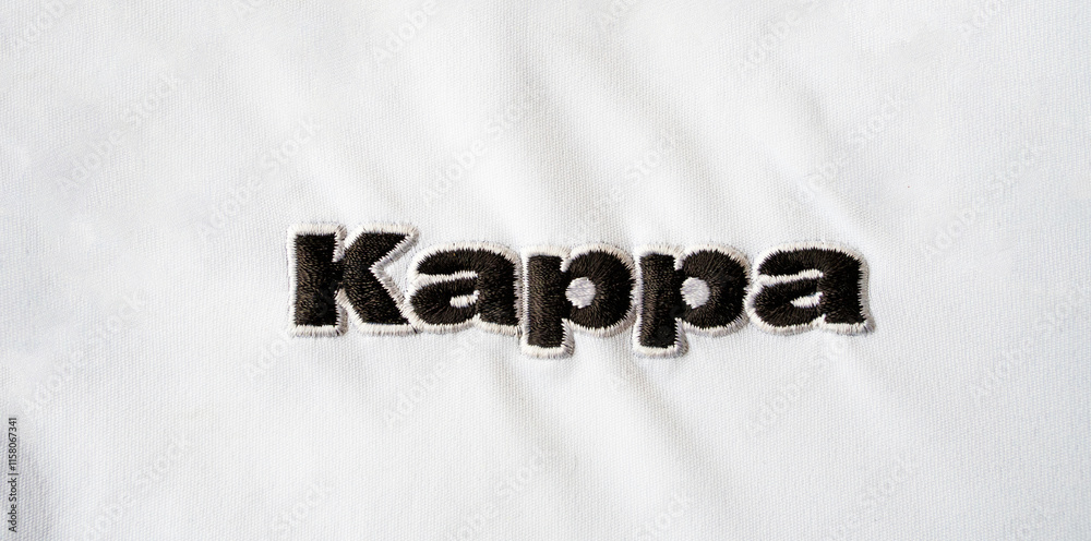 logo of the Italian sports company Kappa Stock Photo | Adobe Stock