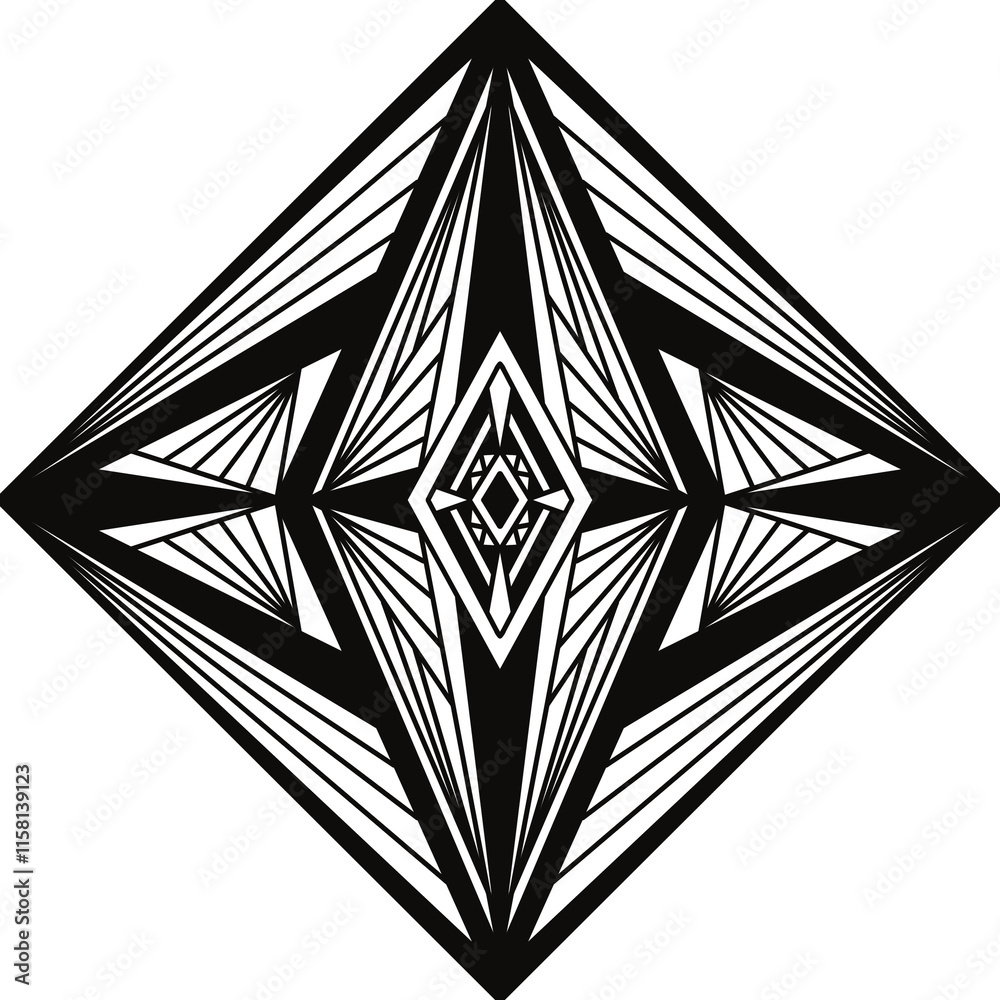 Abstract Doodle Lines Doodle is made up of straight lines. In ...