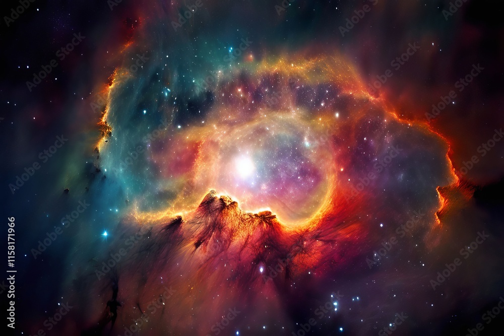 40 stellar birth a vibrant star forming region capturing the ess Stock ...