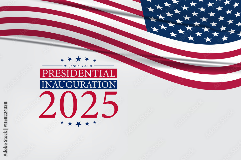 The 2025 presidential inauguration featuring the new president Stock ...