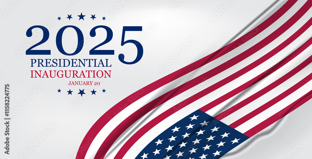 The 2025 presidential inauguration featuring the new president Stock ...