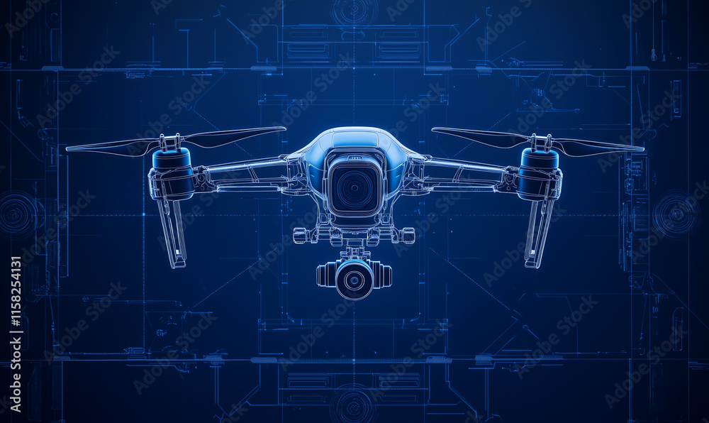 Engineering innovations in drone technology high-tech laboratory ...