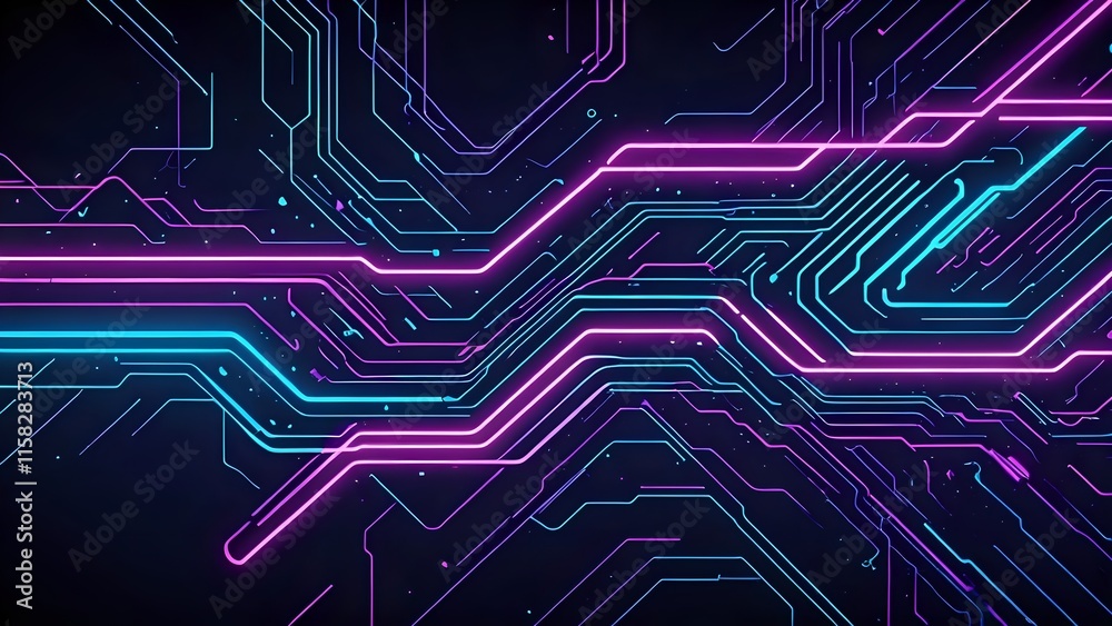 circuit board background Abstract background with technology circuit ...