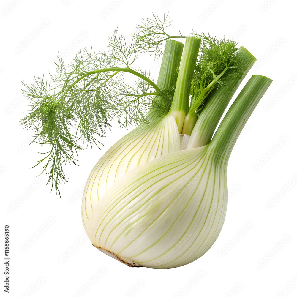 Fennel Bulb Isolated on Transparent Background in High-Resolution PNG ...