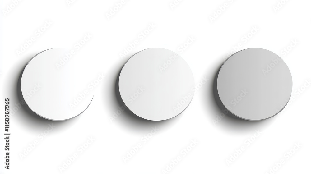 Circle drop shadows, round and ellipse shades. Soft gray oval gradients ...