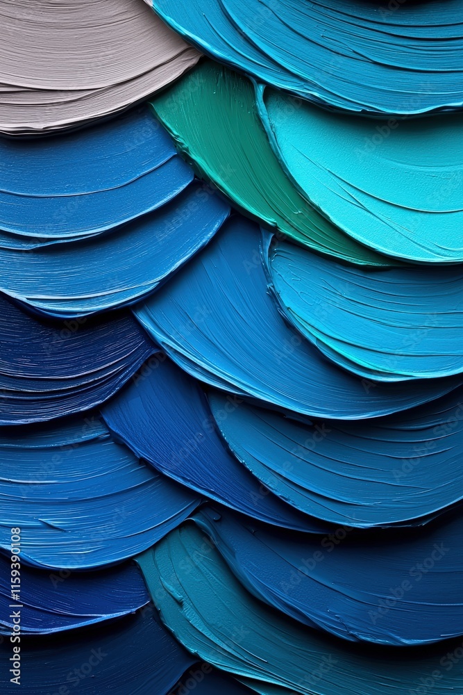 Deep cobalt blue fading into light teal for a professional and nautical ...