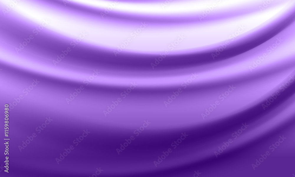 abstract purple fabric silk texture soft, flowing waves background ...