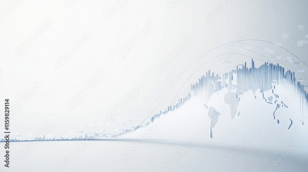 Timeline of global GDP growth over the past decade. Featuring key ...