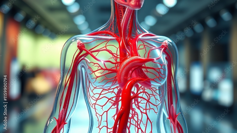 Human Circulatory System Anatomy - Major Arteries & Veins - Detailed ...