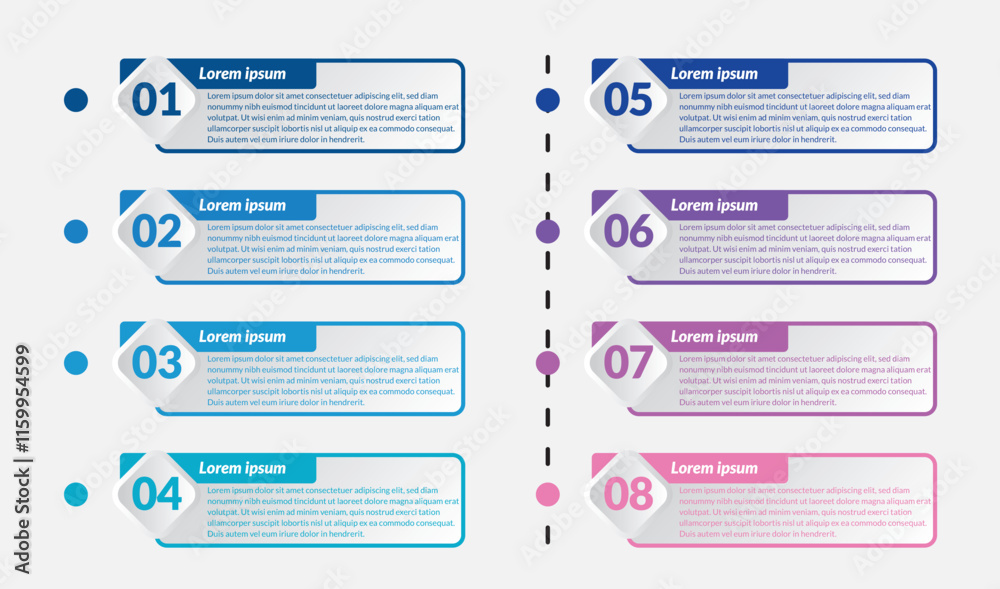 infographic and comparison template design concept for business ...