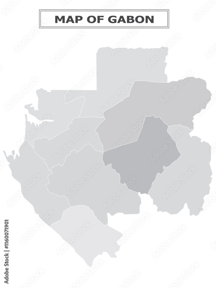 African Countries Geography Political map. Political map of country ...
