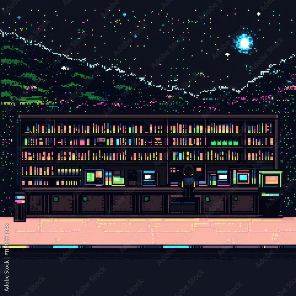 20241228122317list 20 A delightful 8-bit pixel art of a glowing ...