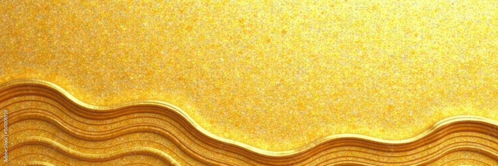 Traditional Japanese gold paper texture background with subtle wave ...