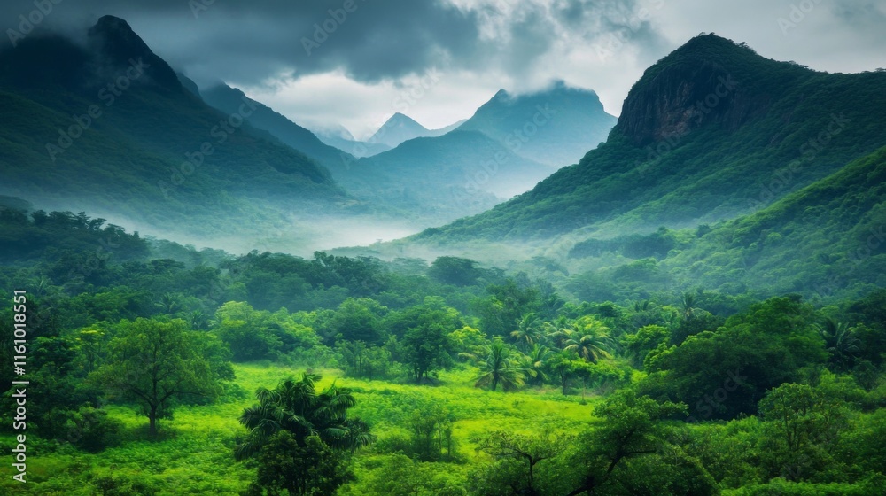 Lush Greenery and Majestic Western Ghats Landscape Photography in ...