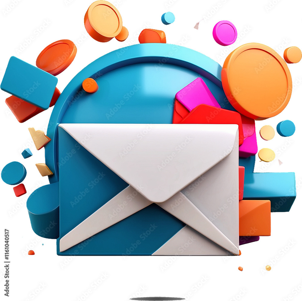 Email Marketing Templates Content blocks, Isolated on Transparent ...