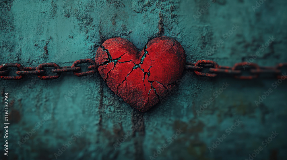 Humanitarian, A glowing heart symbolizes hope and resilience, emerging ...